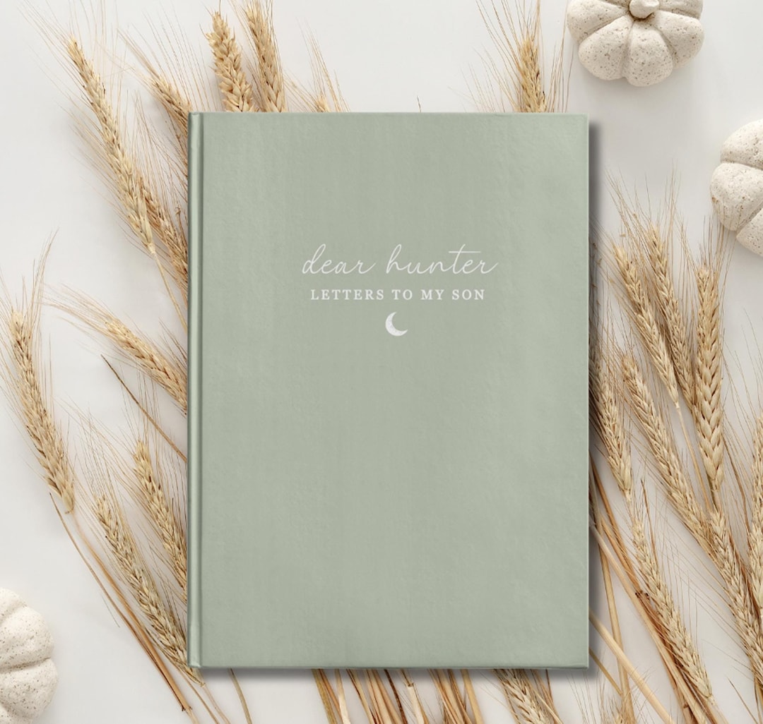 Letters to My Son Notebook - Personalized Dear Son Journal - Baby Boy ...