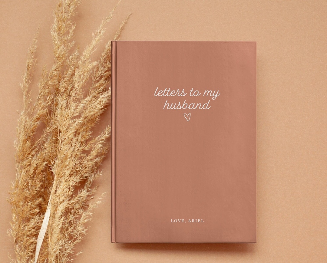 Letters to My Husband Custom Husband Memory Journal Personalized Dear ...