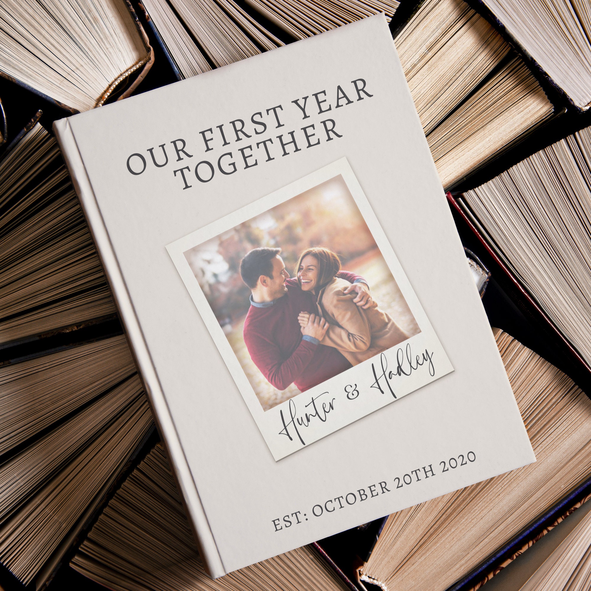 Our First Year Together Personalized Couple Notebook Custom - Etsy