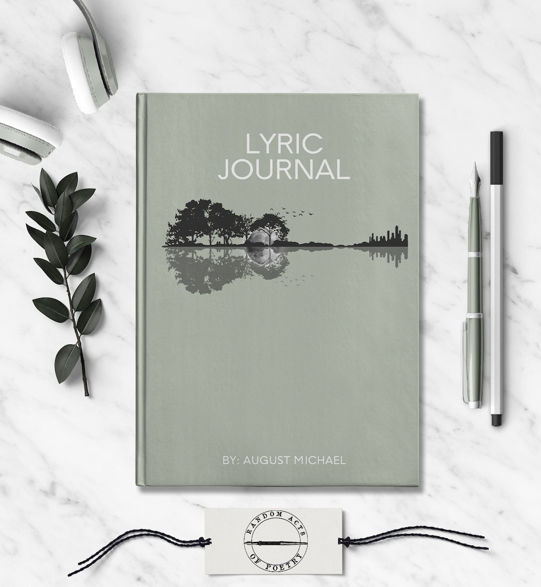 Personalized Lyric Journal Custom Songwriters Notebook Musician Song ...