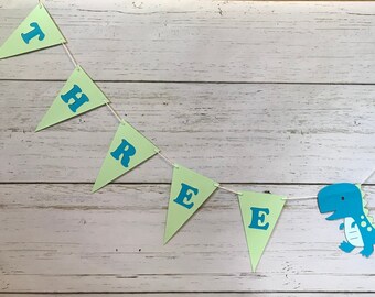 T-rex Garland T Rex Banner Dinosaur Party Decorations Three - Etsy