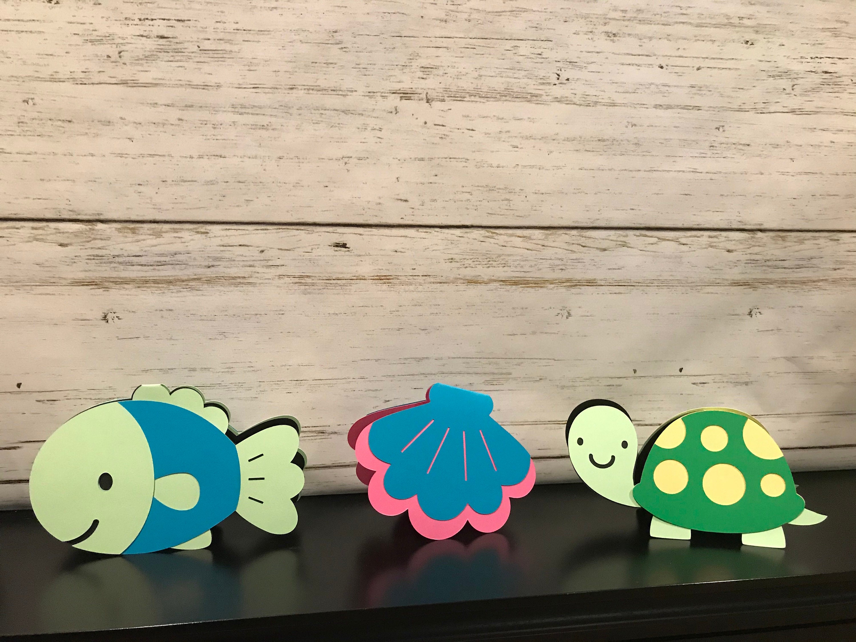 Sea Creature Table Decor - Birthday Party Decoration - Baby Shower ...