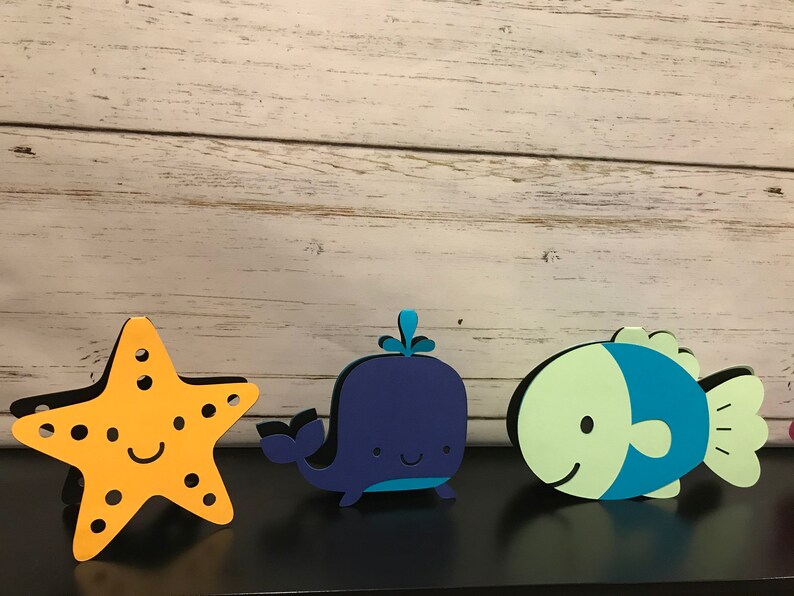 Sea Creature Table Decor - Birthday Party Decoration - Baby Shower ...