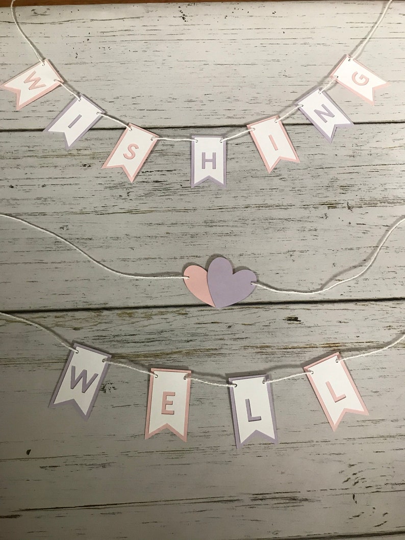 Wishing Well Garland - Wishing Well Banner - Bridal Shower - Bridal ...
