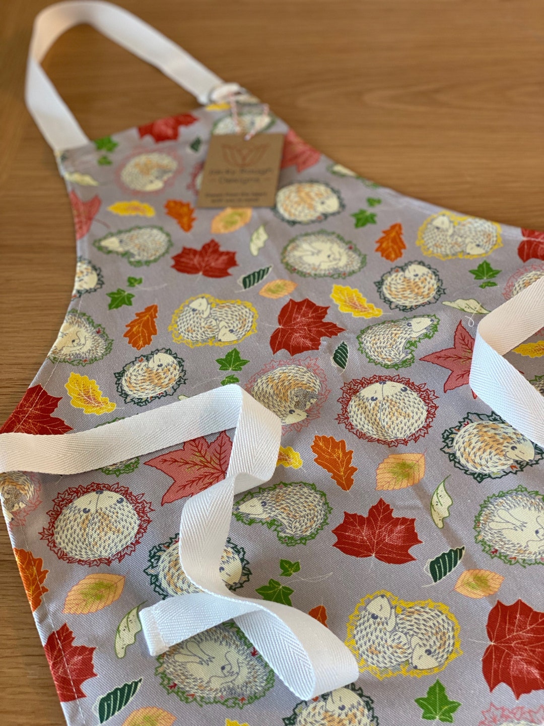 Adorable Hibernating Hedgehogs Children's Apron Play Apron Jacky Rough ...