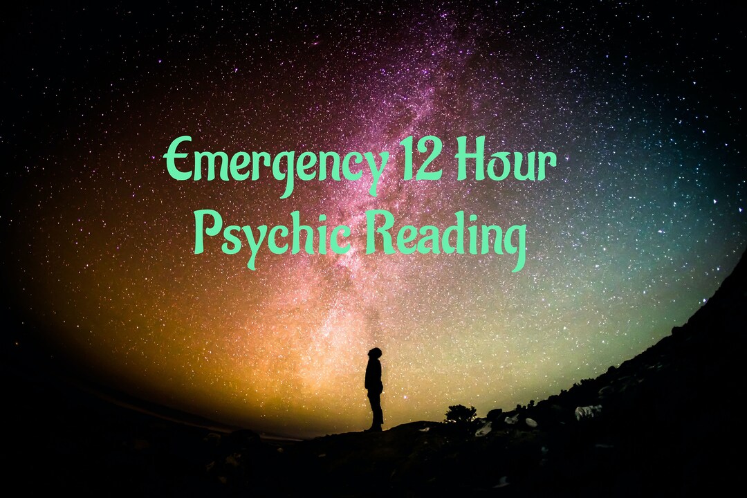 Emergency 12 Hour Psychic/clairvoyant Reading - Etsy