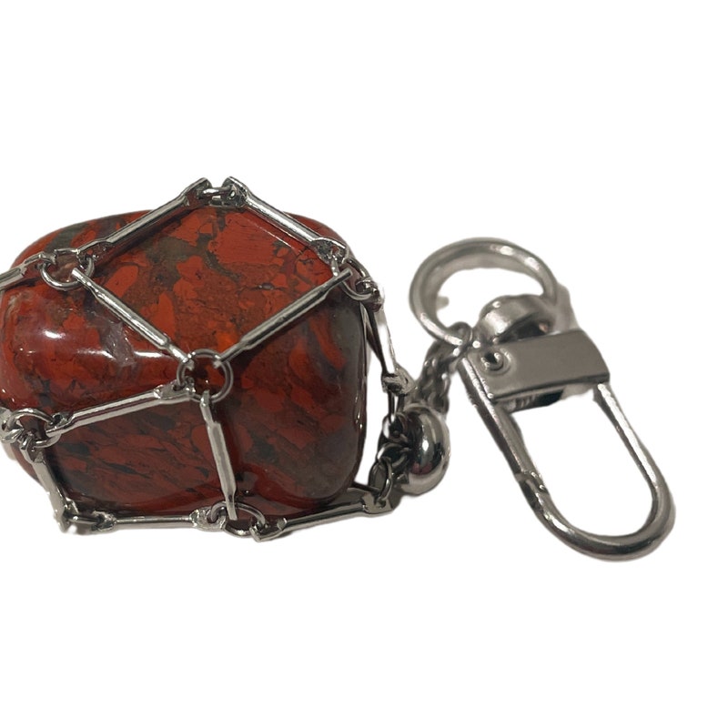 Gemstone Keychain - Etsy