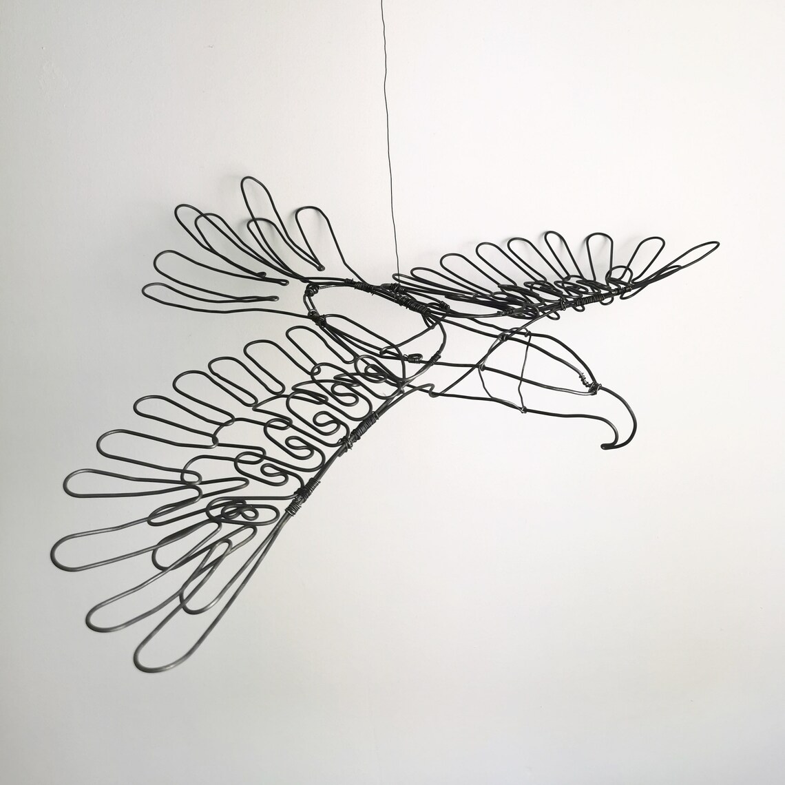 Wire Eagle - Etsy