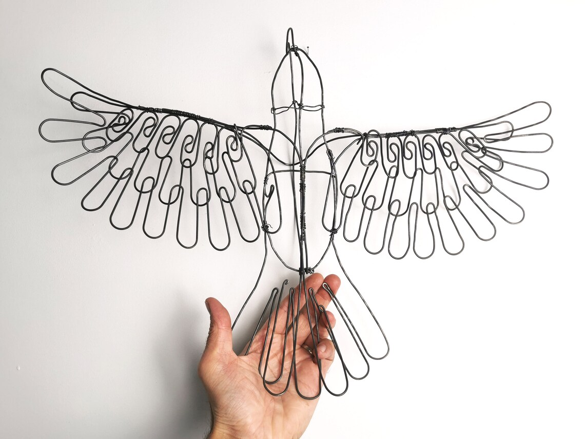 Wire Eagle - Etsy