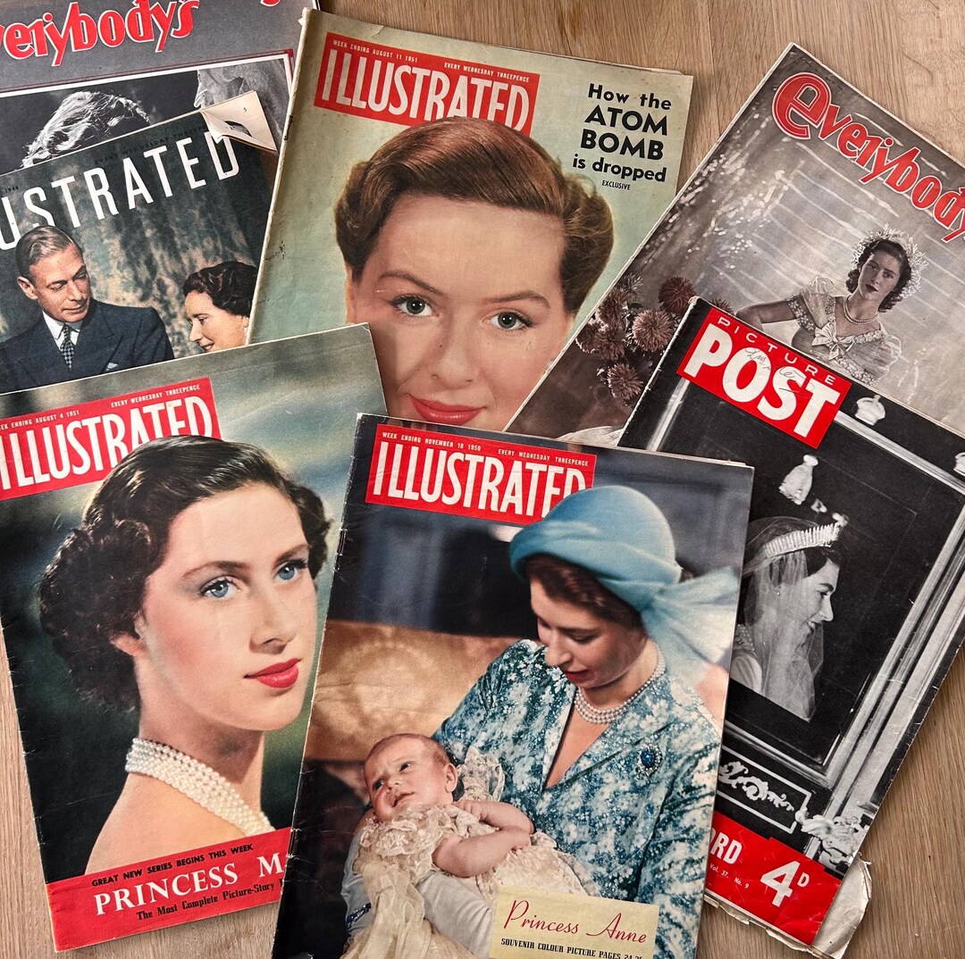 Vintage Magazines - British Royal Family Memorabilia - Etsy