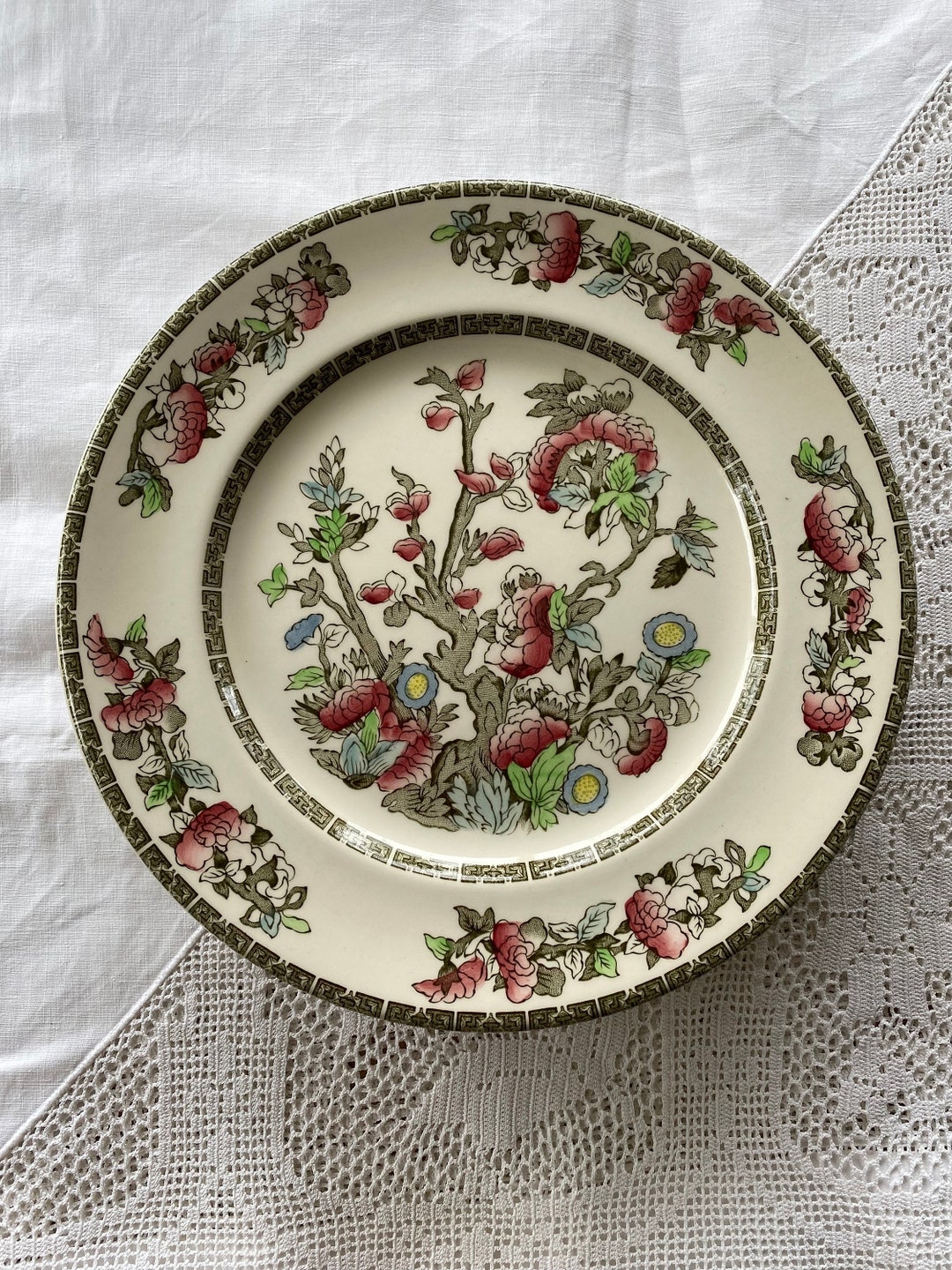 Indian Tree Dinner Plates Six - Etsy