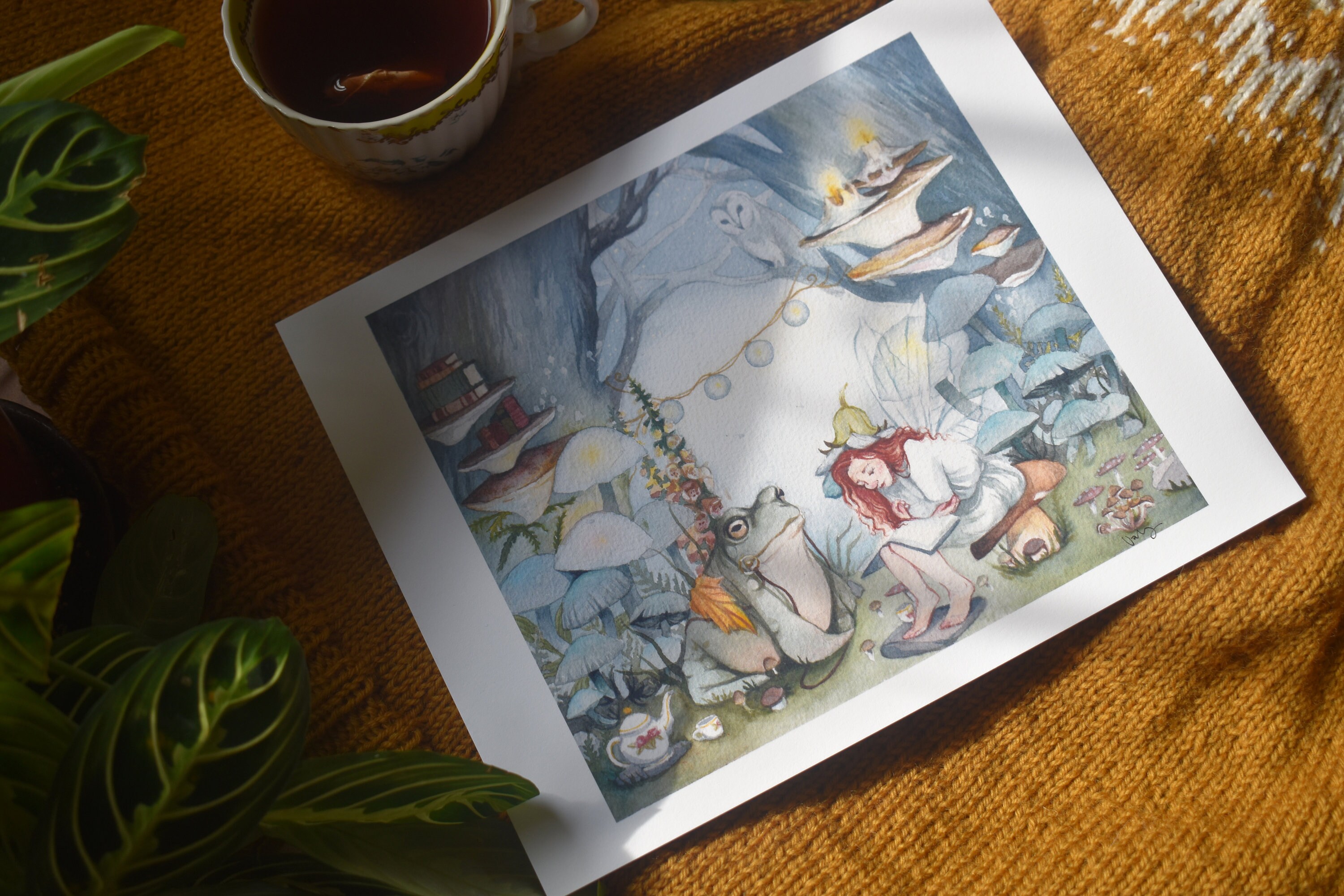 Enchanted Library Print - Etsy