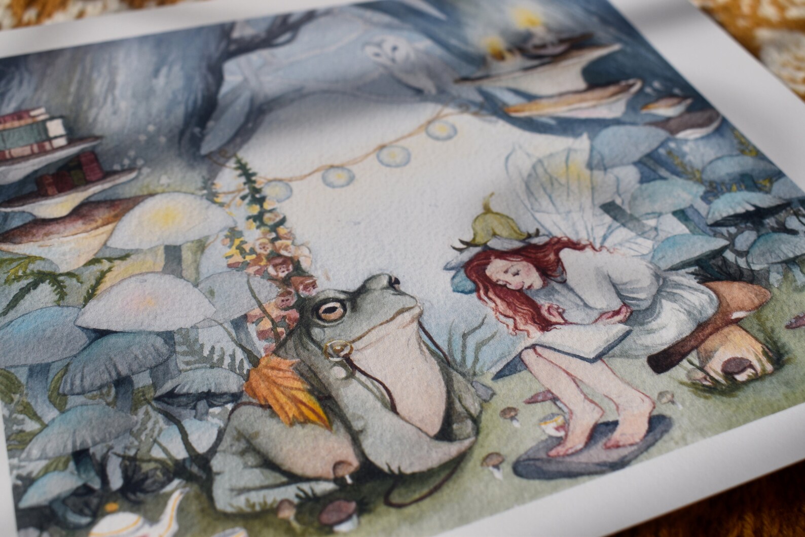 Enchanted Library Print - Etsy