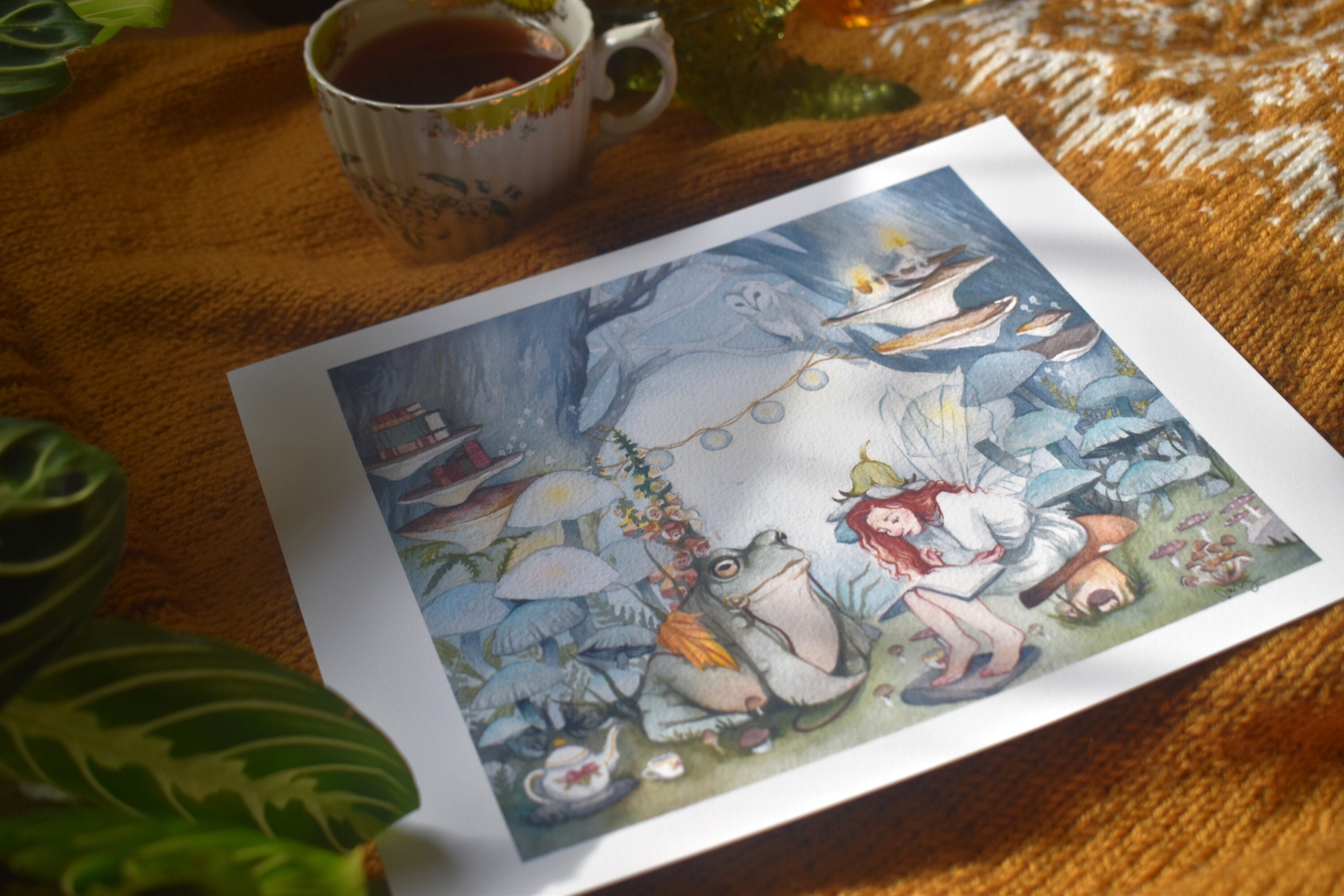 Enchanted Library Print - Etsy