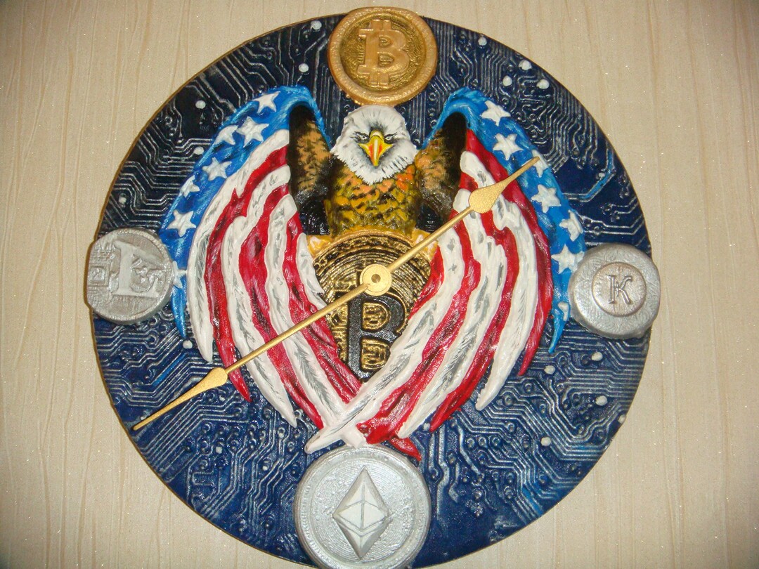 Bitcoin Clock Crypto Clock Cabin Clock Farmhouse Clock - Etsy