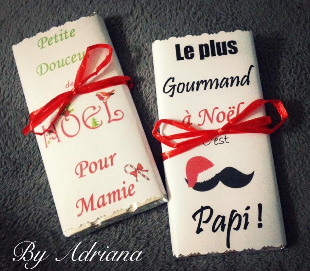 Papi Mamie Gift Chocolate Bars Christmas Gift Idea - Etsy