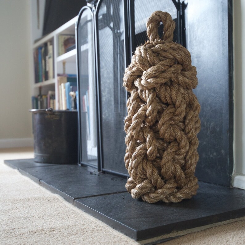 Lighthouse Tall Rope Door Stop - Etsy