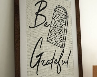 Grateful pun card | Etsy