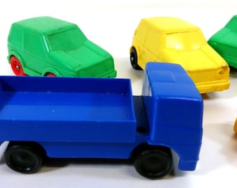 Plastic toy cars | Etsy