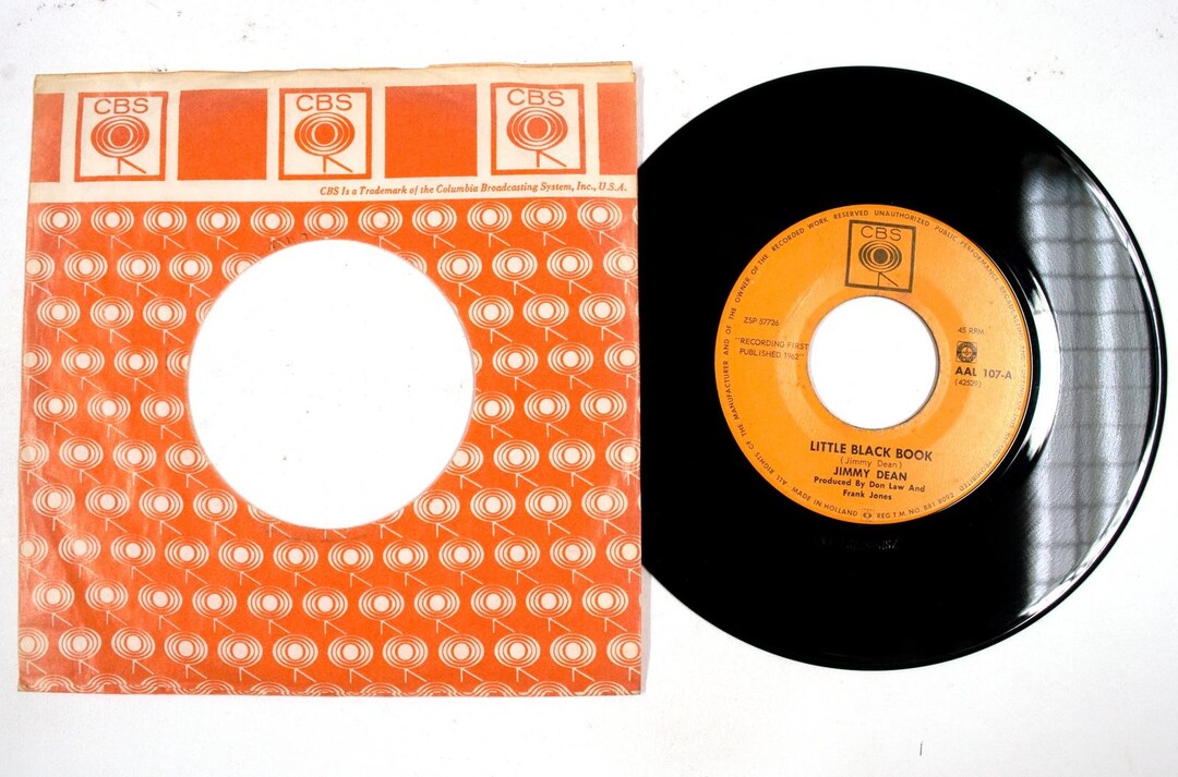 Jimmy Dean – Little Black Book / Please Pass the Biscuits – 7" Vinyl ...