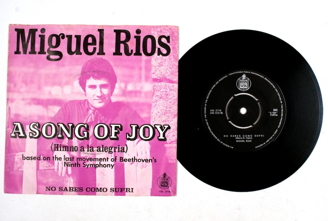 Miguel Rios A Song of Joy / No Sabes Como Sufri 7 - Etsy