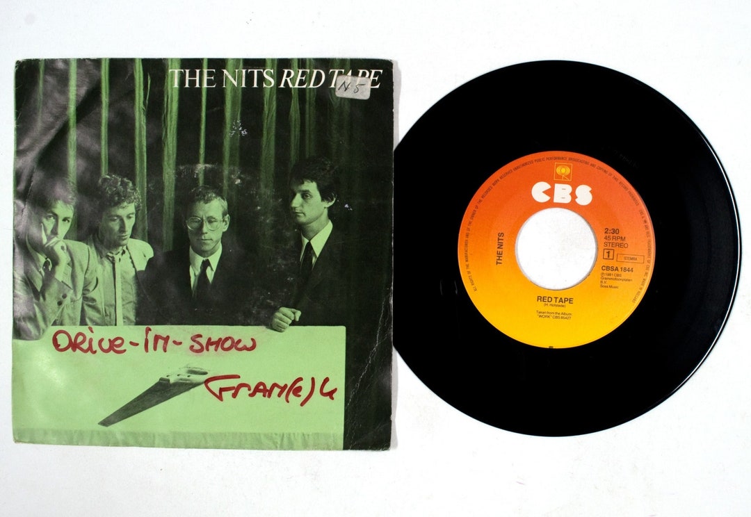 The Nits Red Tape / Goodbye Mr Chips 7 Vinyl Nm/vg - Etsy