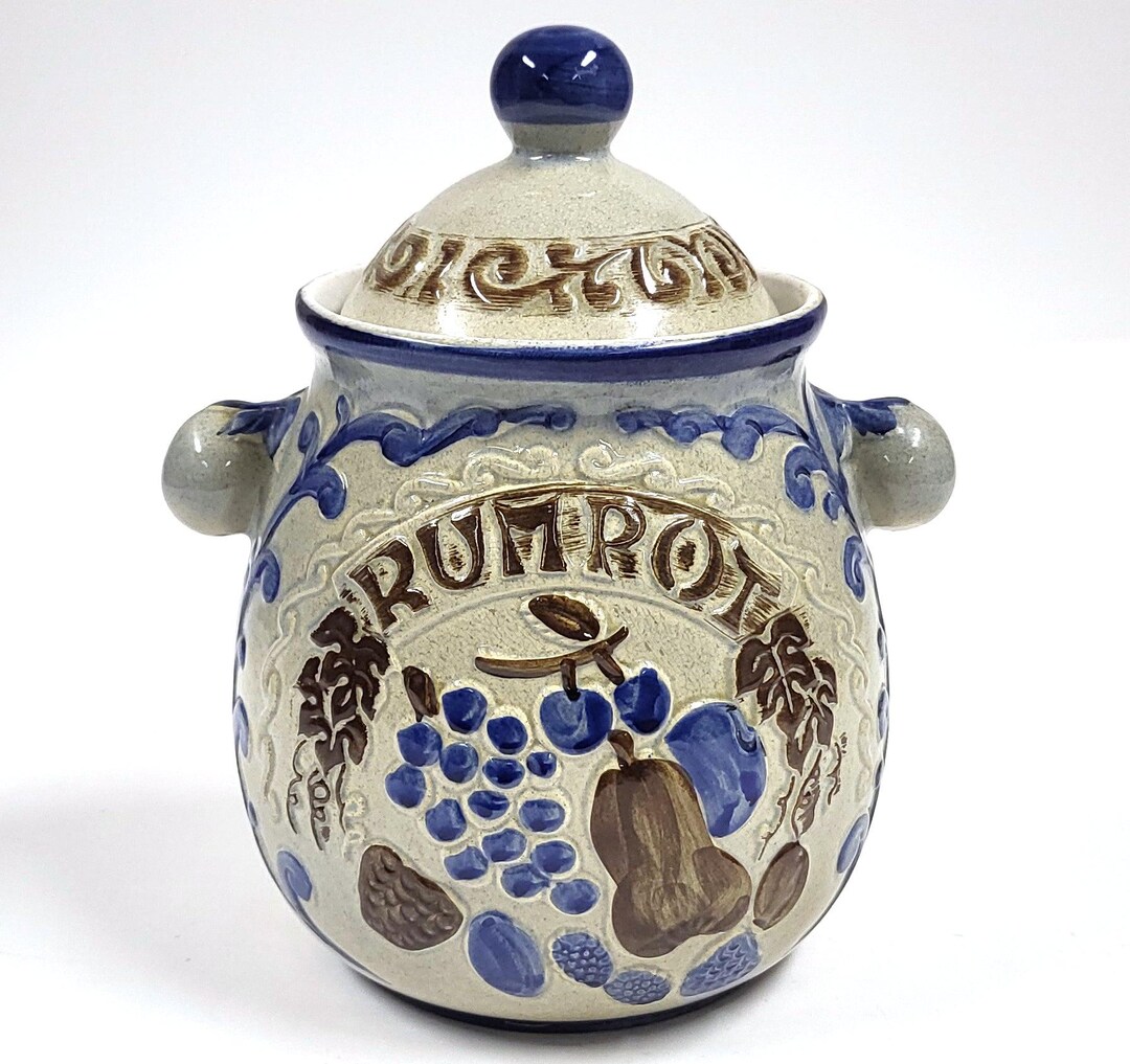 Vintage Rumtopf 164-55 Rumpot 13" Stoneware Fruit Pattern W Germany - Etsy