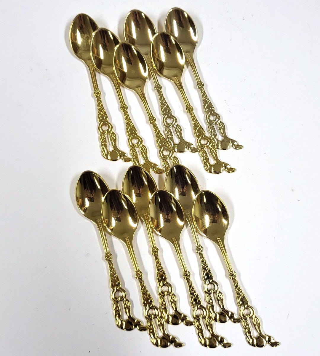 Vintage Camel Souvenir Spoon Set 12pcs Gold Stainless Japan - Etsy