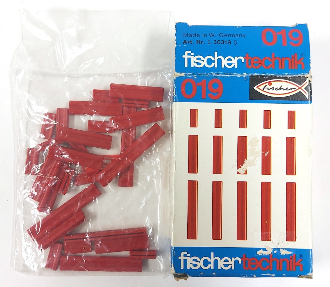 Vintage Fischertechnik 019 Parts Spares Complete 1979 W. Germany 30319 ...