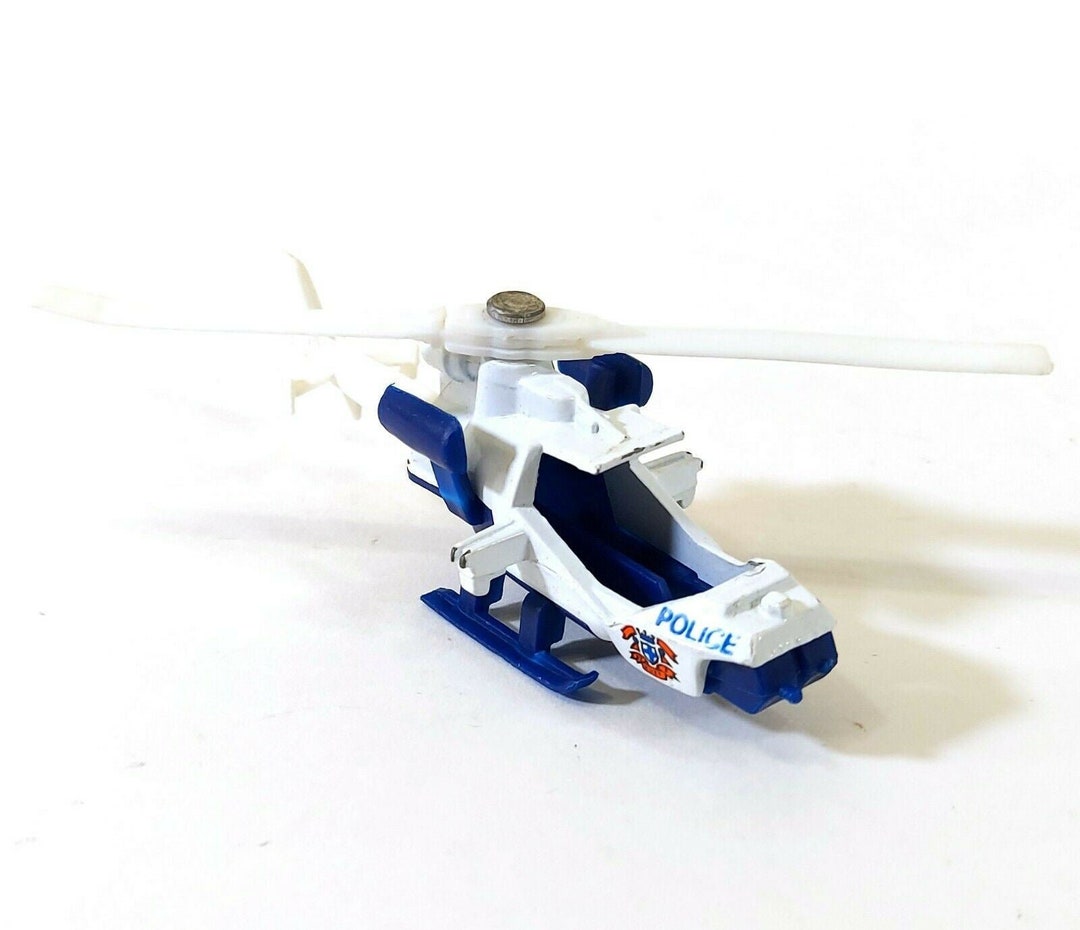 Matchbox Mission Helicopter 1:80 Police 1985 Vintage Toy Car - Etsy
