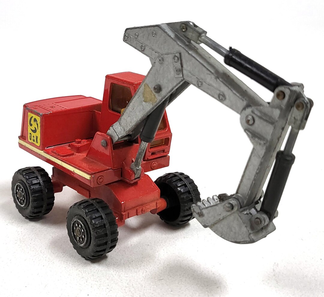 Vintage Matchbox Hydraulic Excavator Kingsize K1 Lesney 1970 Diecast - Etsy