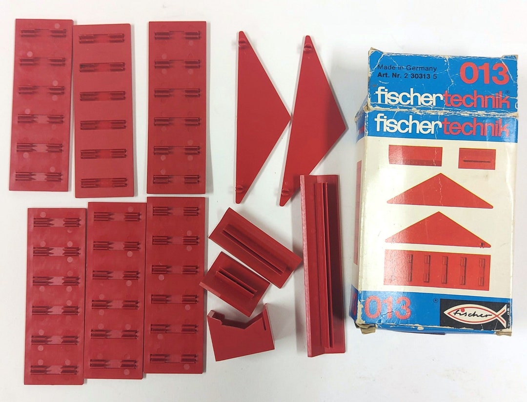 Vintage Fischertechnik 013 Parts Spares Complete 1975 W. Germany 30313 ...
