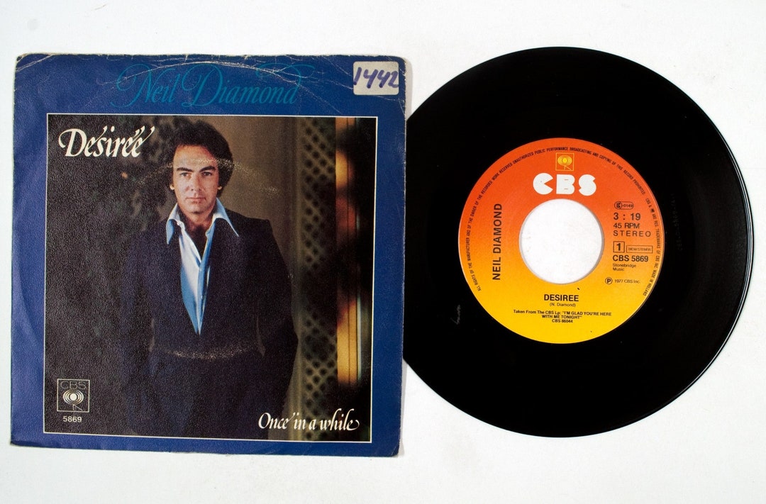 Neil Diamond Desirée / Once in A While 7 Vinyl NM/VG - Etsy