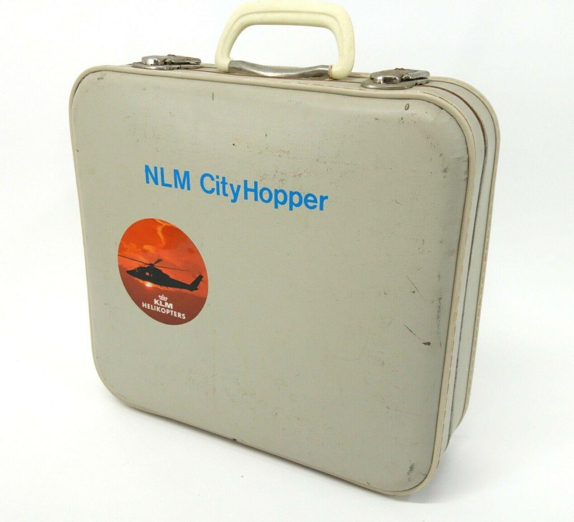 Vintage NLM Cityhopper Stewardess Case Dutch Airlines KLM - Etsy