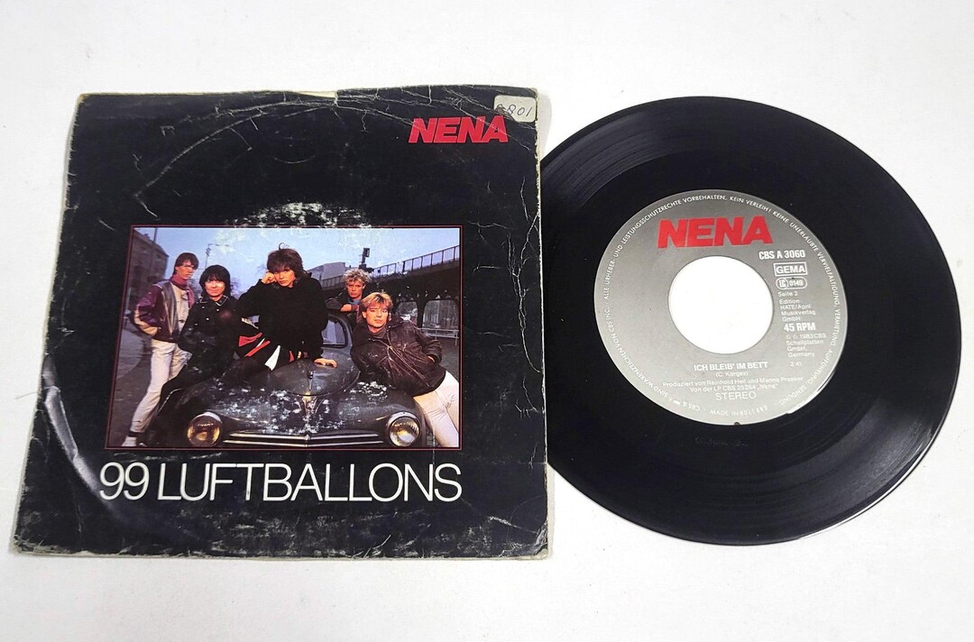Nena 7" Vinyl – 99 Luftballons – 1983 CBS A 3060 – NDW Pop Rock – Near ...