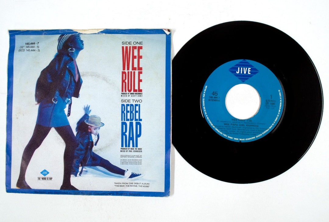 The Wee Papa Girl Rappers Wee Rule / Rebel Rap 7 Vinyl - Etsy