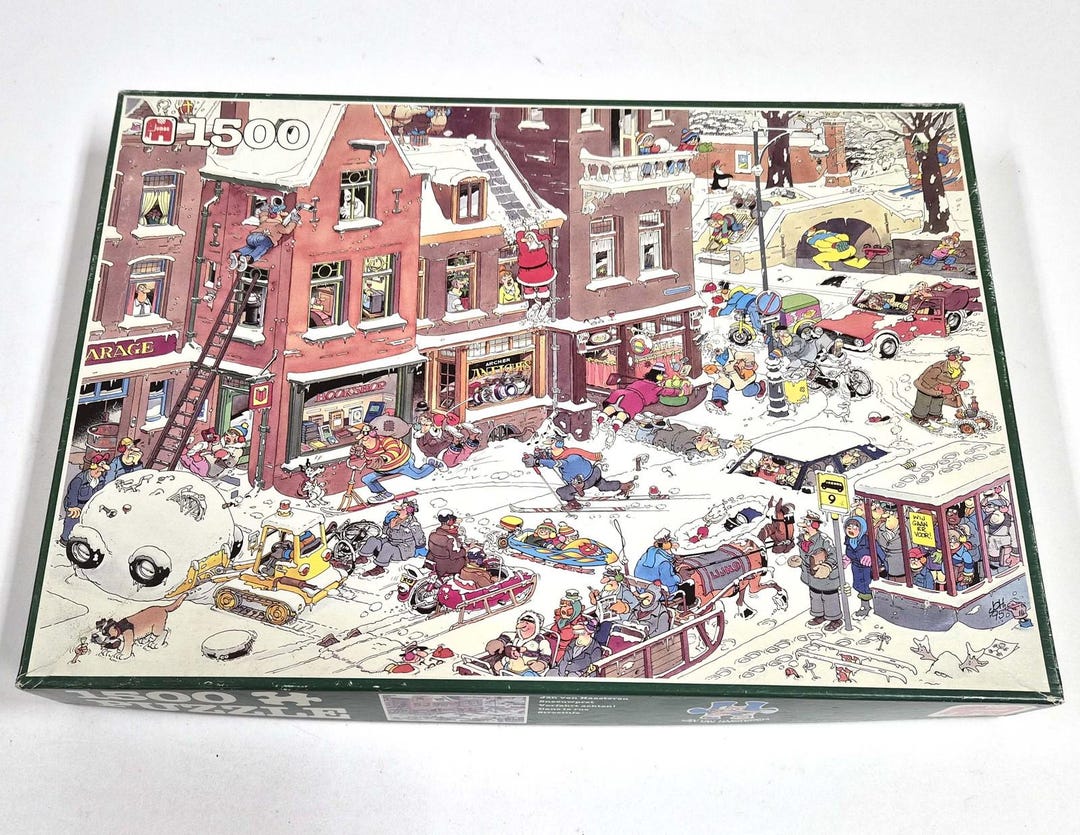1997 Jan Van Haasteren 1731 – Streetlife – 1500 Piece Vintage Puzzle - Etsy