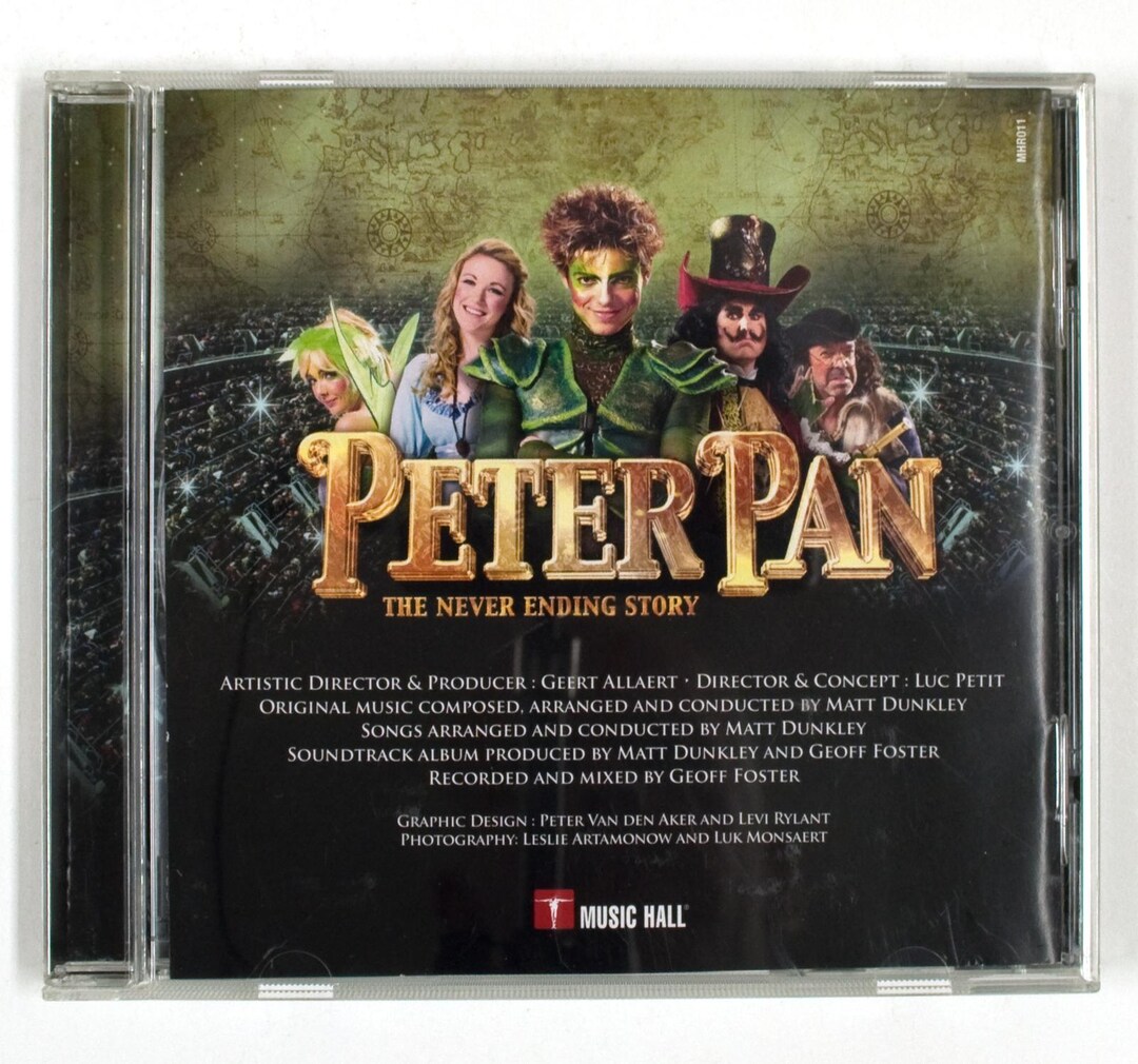 Peter Pan – the Never Ending Story CD – Music Hall MHR011 – Belgium ...