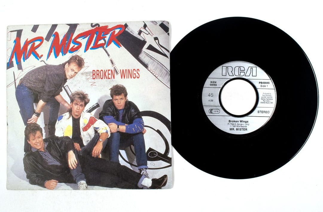 Mr. Mister – Broken Wings / Uniform of Youth – 7" Vinyl – 1985 – VG+ - Etsy