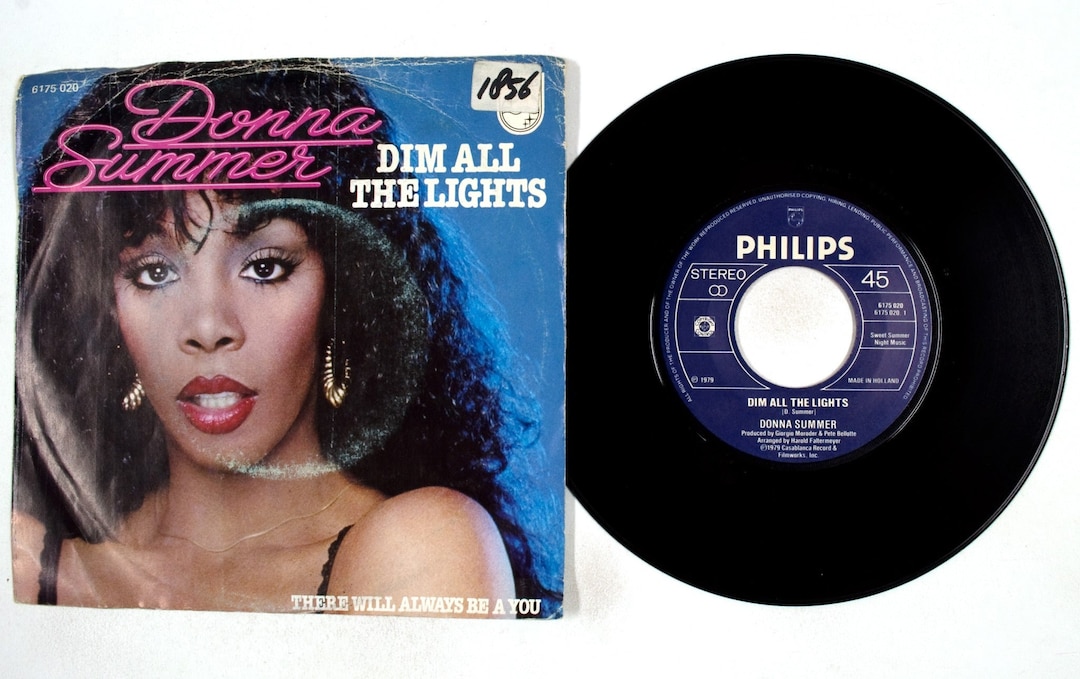 Donna Summer Dim All the Lights 7 Vinyl VG/VG - Etsy