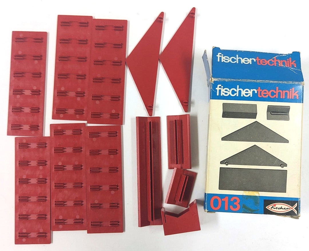Vintage Fischertechnik 013 Parts Spares Complete 1969 W. Germany 30013 ...