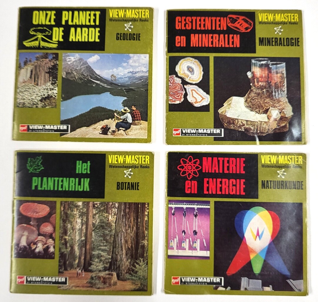 Vintage Gaf View-master Science Series Dutch Edition B 675 677 680 682 ...