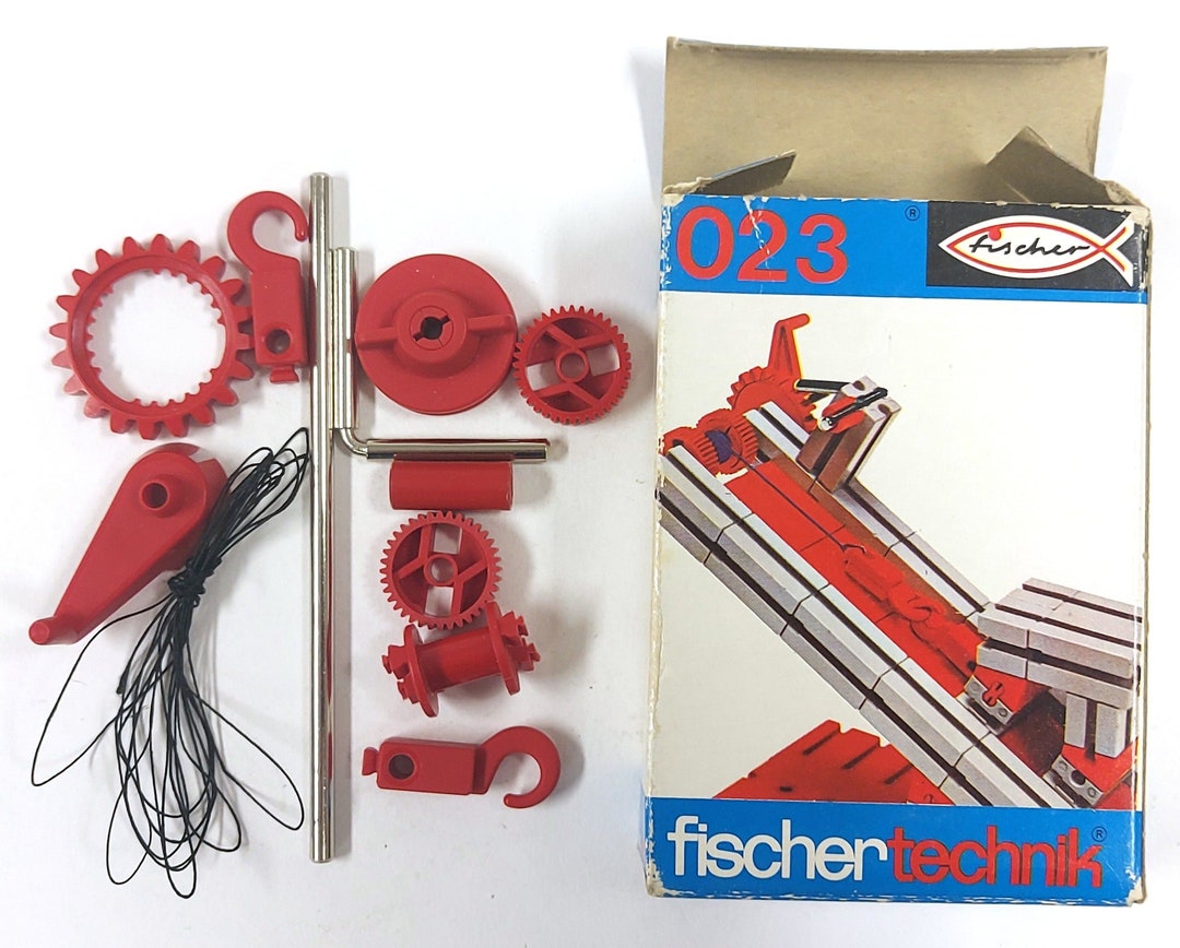 Vintage Fischertechnik 023 Spares Parts Complete 1970 W. - Etsy