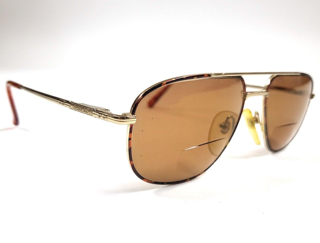 Vintage Seiko Japan T516 Pilot Sunglasses Aviator Titanium 57-18-140 - Etsy