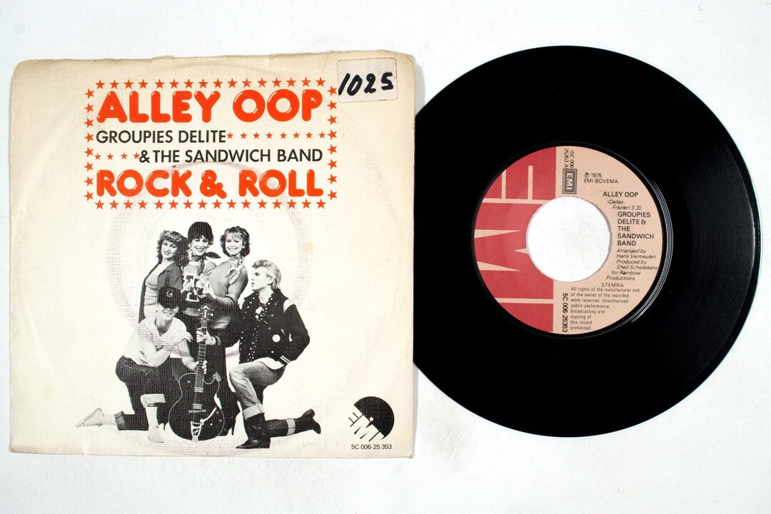 Groupies Delite & the Sandwich Band Alley Oop 7 Vinyl - Etsy
