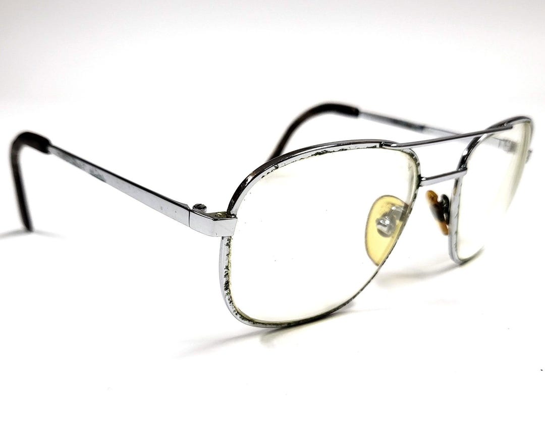 Vintage Aviator Eyeglasses Full Metal Frames Unmarked - Etsy