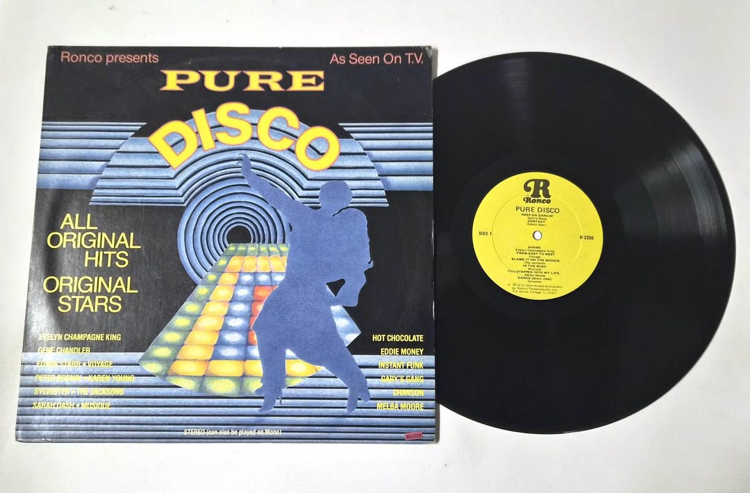 Pure Disco – Various Artists LP – Ronco R-2250 – Stereo – 1979 – VG+ - Etsy