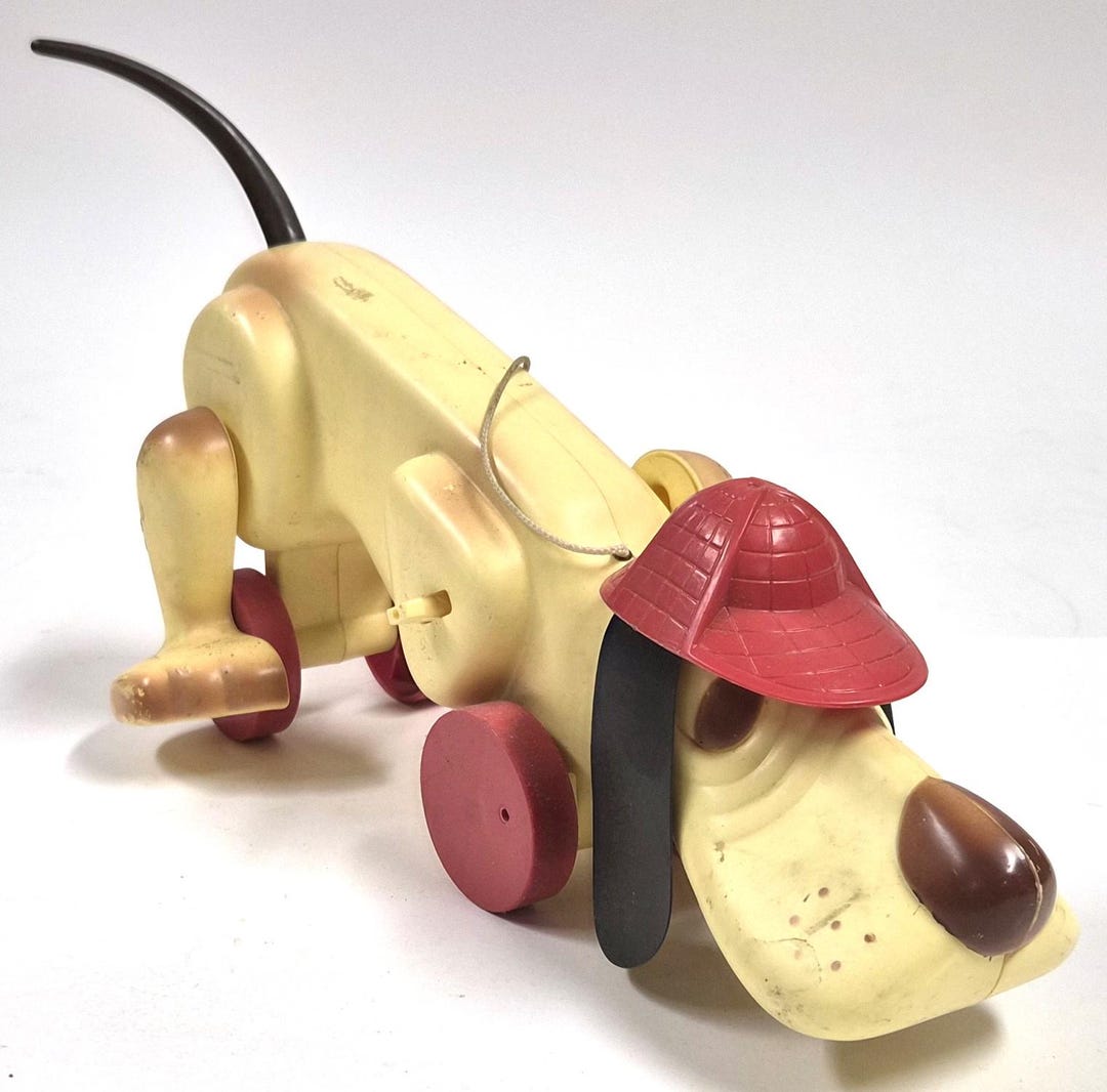 Vintage Hasbro Digger the Dog Pull Toy – Romper Room – 1970s - Etsy