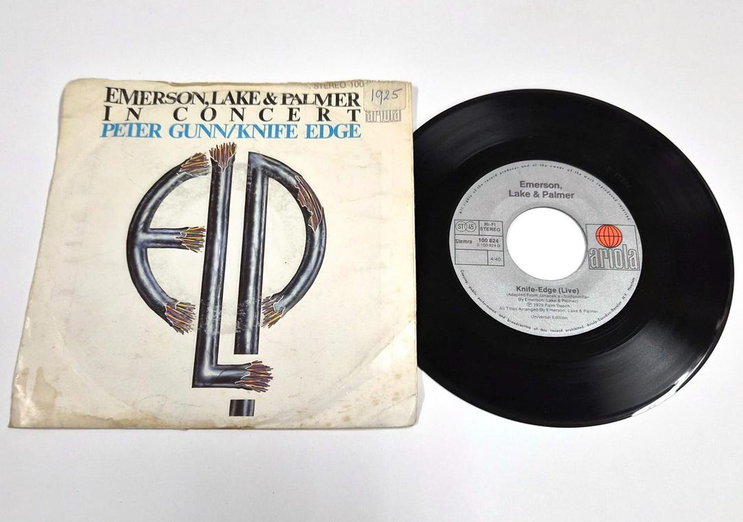 Emerson, Lake & Palmer – Peter Gunn / Knife Edge (live) – 7" Vinyl ...