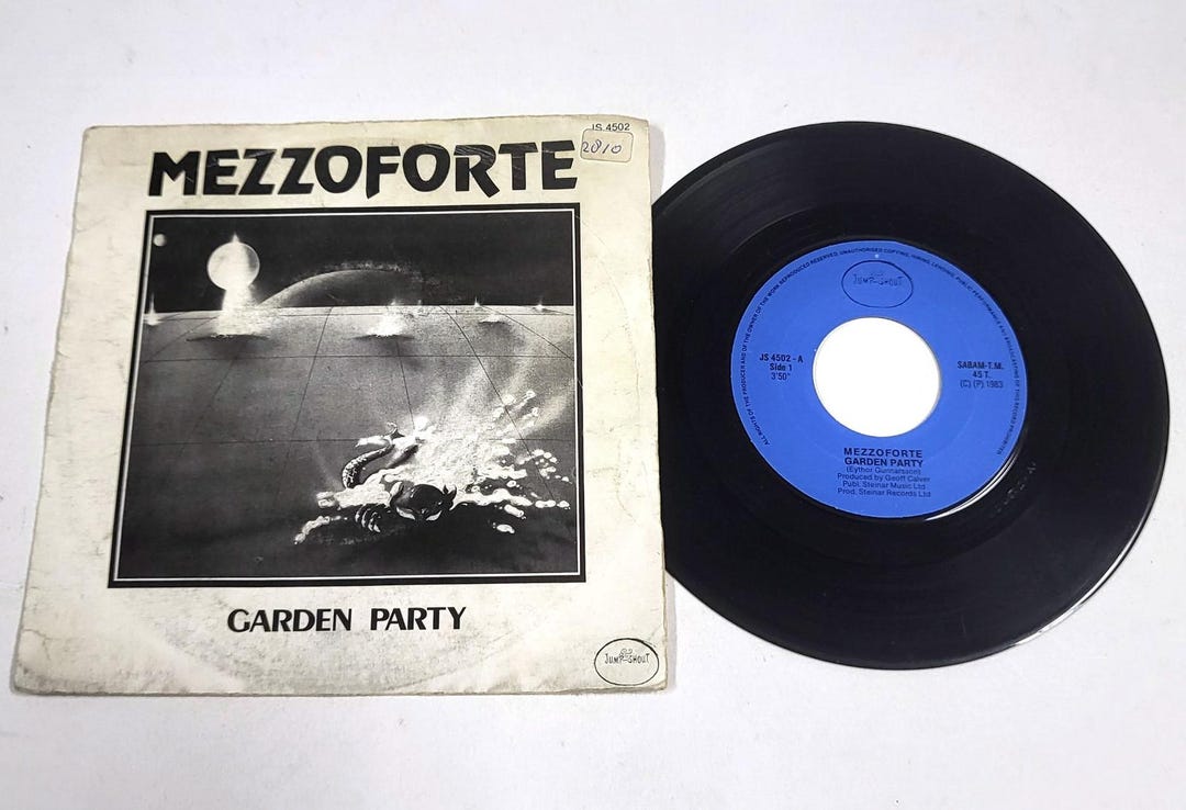 Mezzoforte – Garden Party – 7" Vinyl – 1983 – VG+ - Etsy